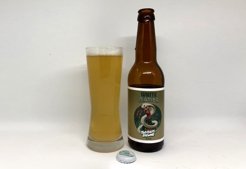 Two Chefs Brewing White Mamba Bier Review - 2024 - BesteBiertje.nl